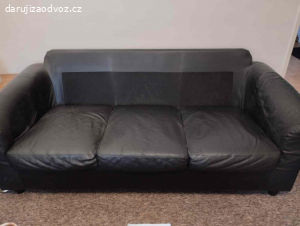 Daruji kožený gauč Ostrava - Nábytek - Daruji za odvoz